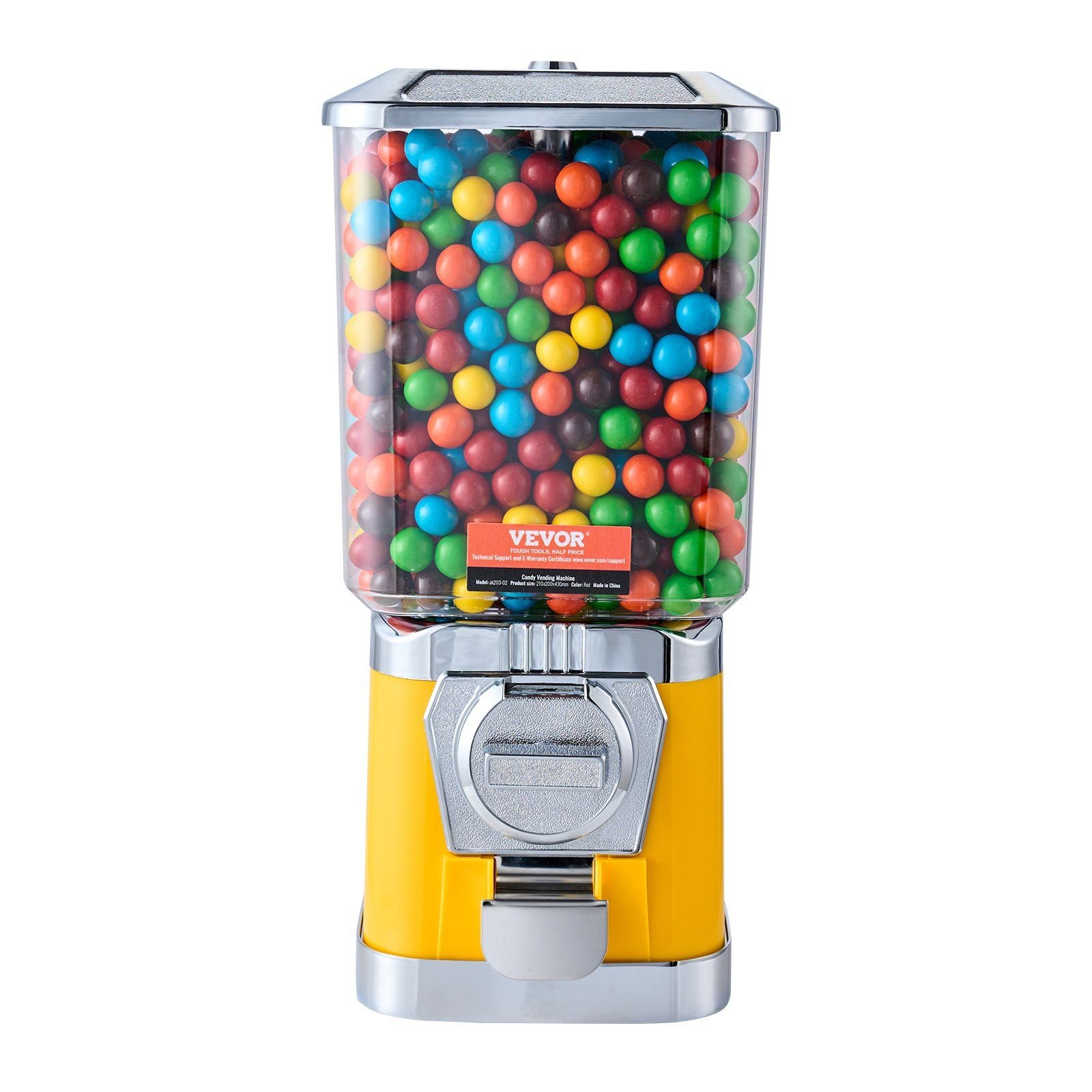 VEVOR 17"H Gumball Machine Vending Coin Bank Vintage Candy Dispenser PC ...